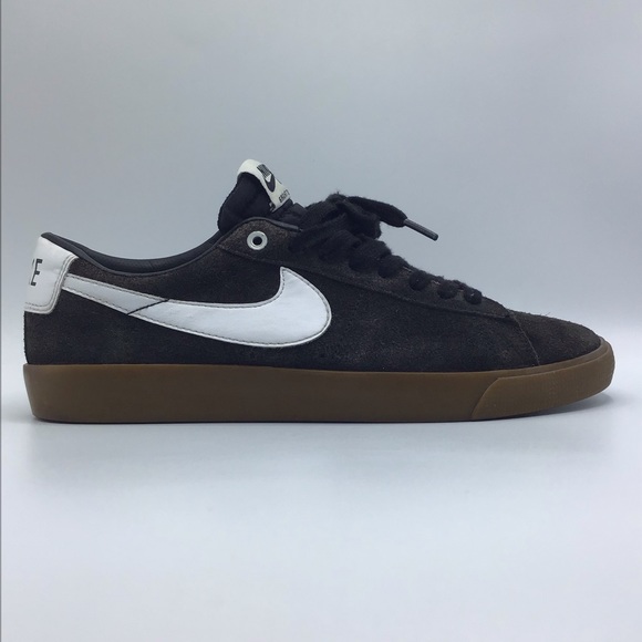 Nike | Shoes | Rare Nike Sb Zoom Blazer Low Suede Brown Gum Bottom ...